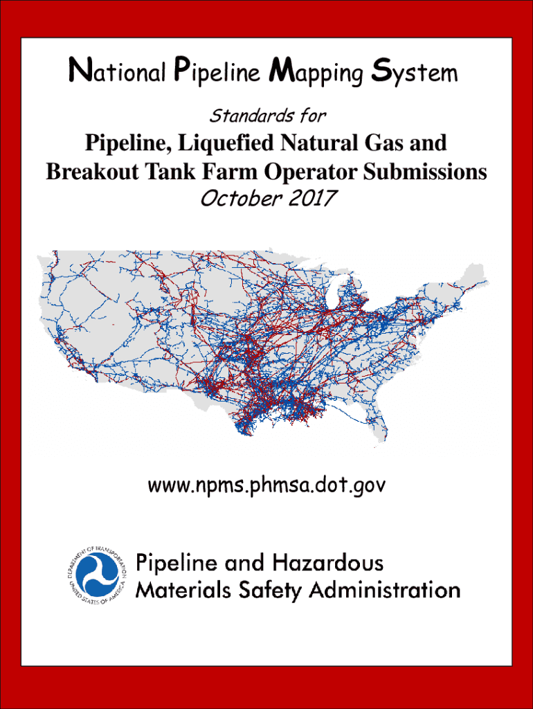 Fillable Online National Pipeline Mapping System Standards for Pipeline ...