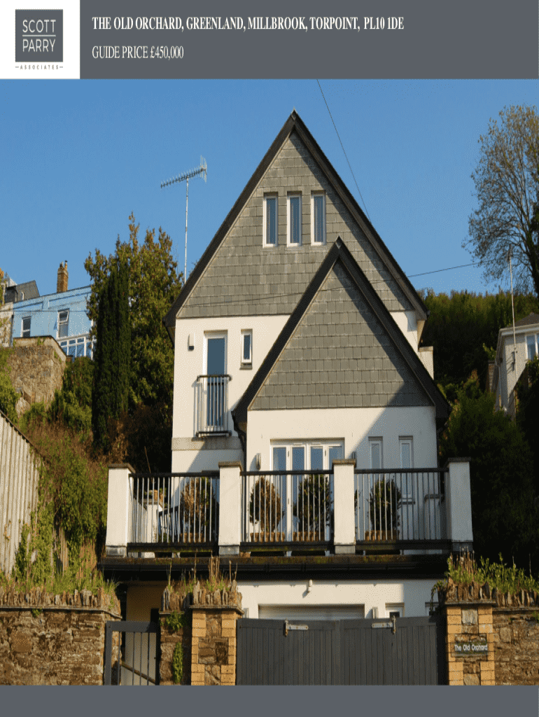 Fillable Online the old orchard, greenland, millbrook, torpoint, pl10 ...