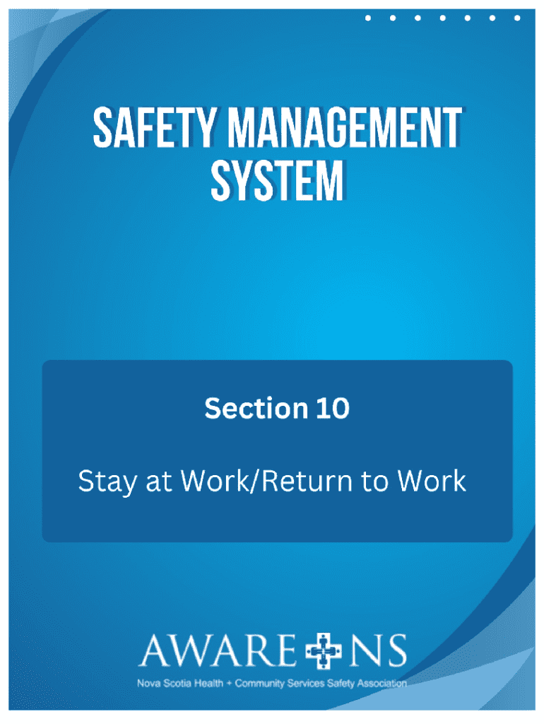 Return to Work Toolkit for the Logging Industry Doc Template | pdfFiller