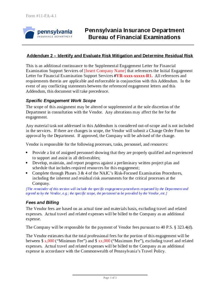 Preparing for a Risk-Focused Financial Examination Doc Template | pdfFiller