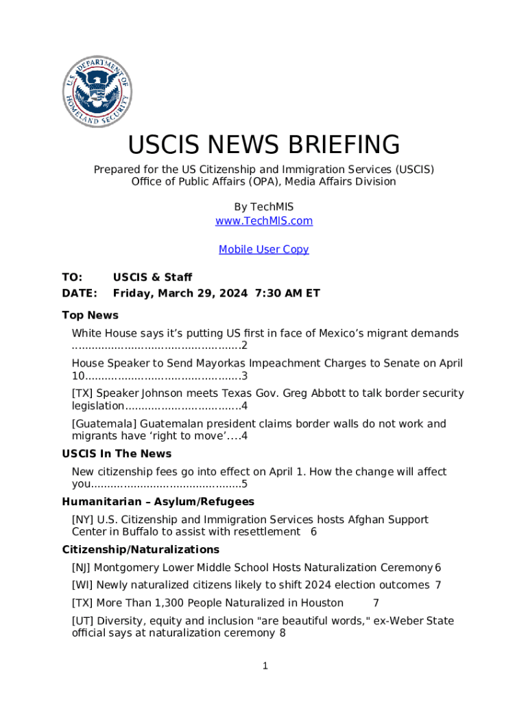 Prepared for the US Citizenship and Immigration Services (USCIS) Doc ...