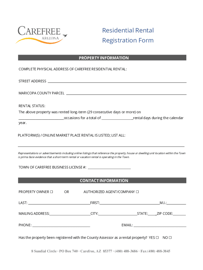 Fillable Online Residential Property Forms Fax Email Print - pdfFiller