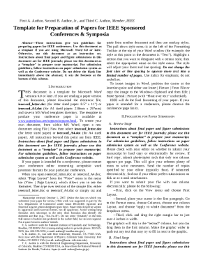 ieee conference template example - web tuat ac Doc Template | pdfFiller