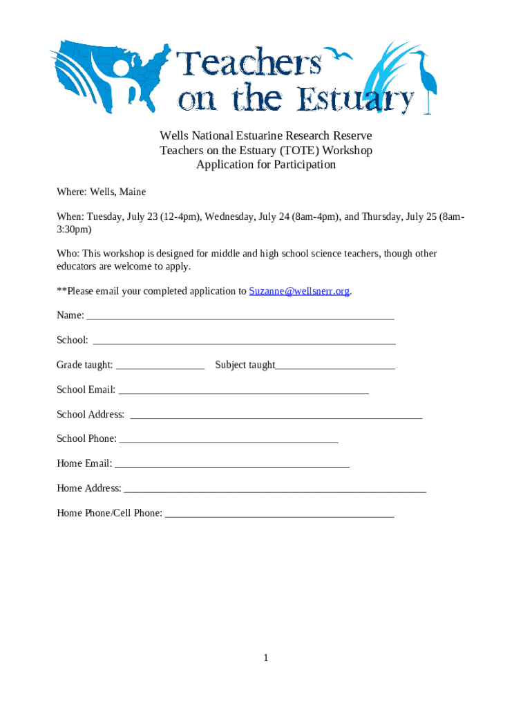 Site Profile Wells National Estuarine Research Reserve Doc Template ...