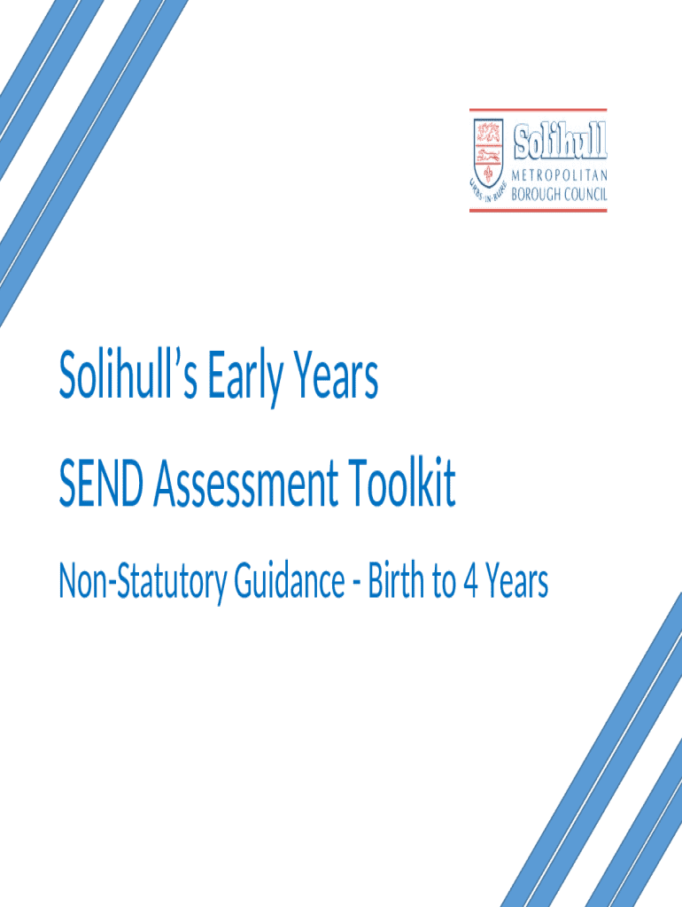 Early Years SEND toolkit - For all children with SEN Doc Template ...