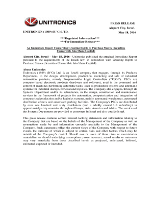 Fillable Online An immediate report concerning a change in the ... Fax ...