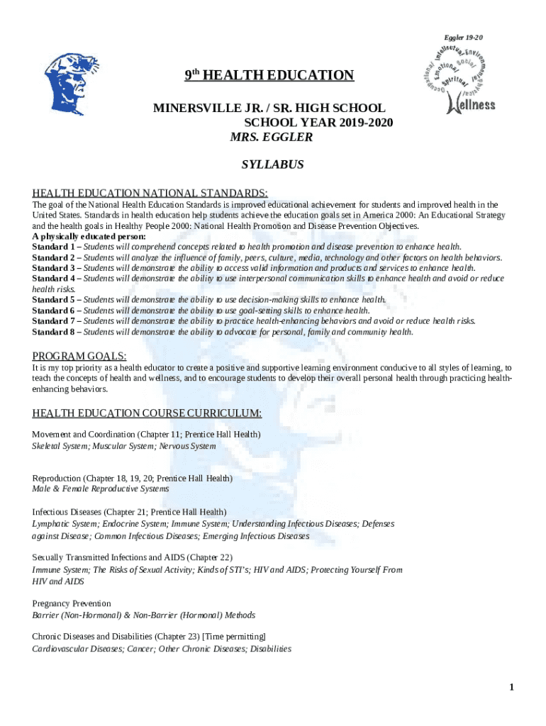 Learning Standards for Health, Physical Education, and ... Doc Template ...