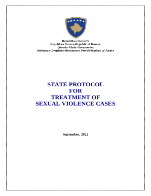 STATE PROTOCOL FOR TREATMENT OF SEXUAL ... Doc Template | pdfFiller