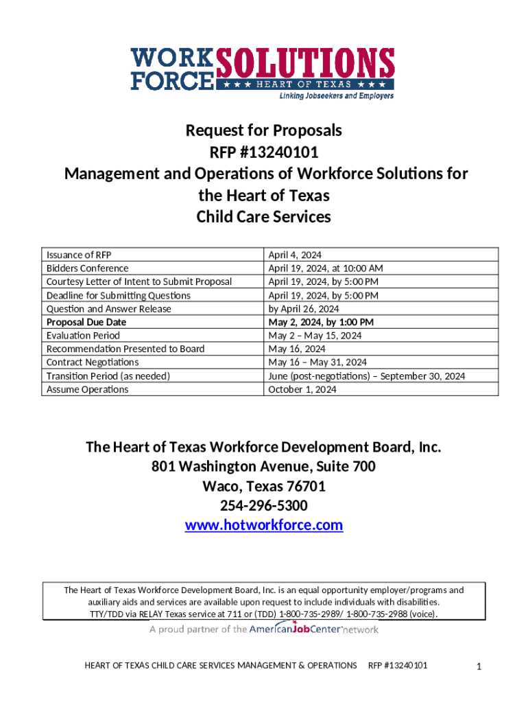 Amendment 1 Request for Proposals RFP #13240101 ... Doc Template ...