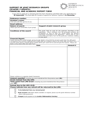 Scheme 3 Mid Term report Doc Template | pdfFiller
