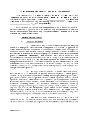 Fillable Online Employee Confidentiality and Proprietary Rights ...