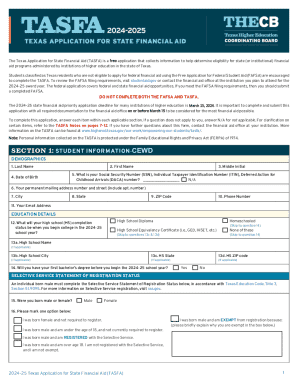 Fillable Online What are FAFSA and TASFA? Why are they important? Fax ...