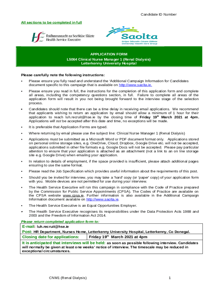 Nurse Manager - Hemodialysis Doc Template | pdfFiller