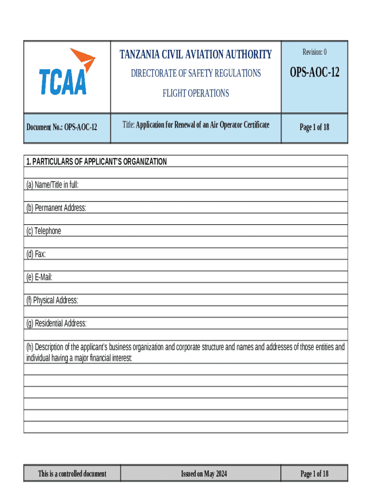 TCAA(33)01 Doc Template | pdfFiller