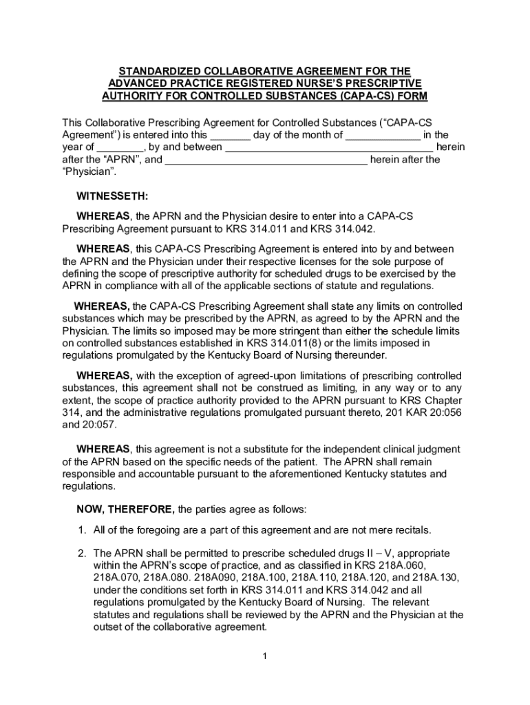 Fillable Online kbn ky guidelines for completing the collaborative ...