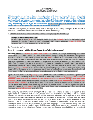 Lease footnote template Doc Template | pdfFiller