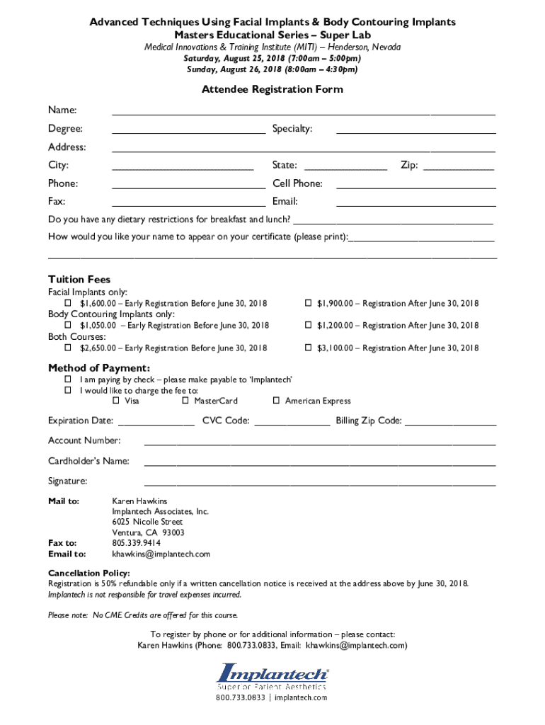 Fillable Online Super Lab Attendee Regis Fax Email Print - pdfFiller