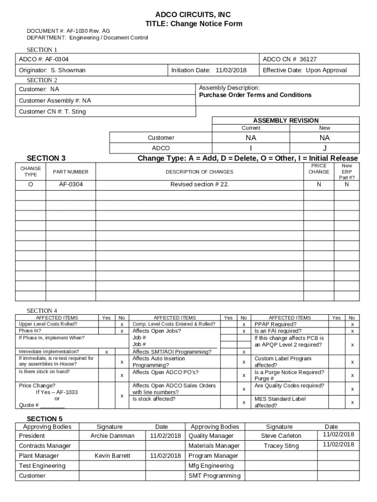 ADCO Circuits prepares for the next generation of operations ... Doc Template | pdfFiller