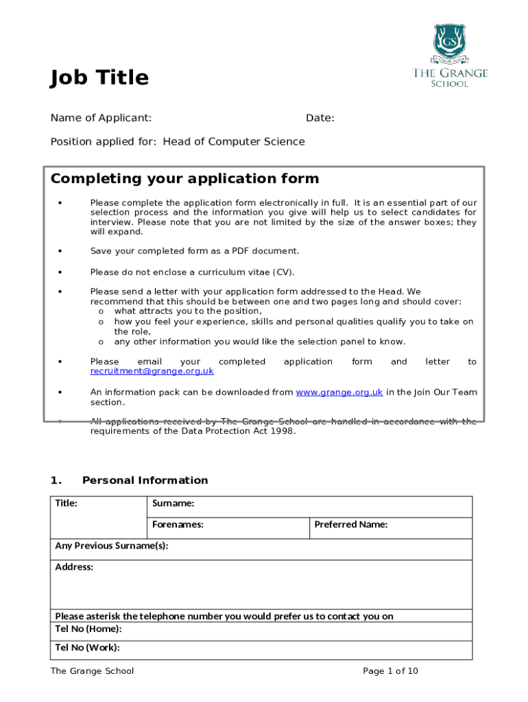 Ination Systems Management (MISM) Application ... Doc Template | pdfFiller