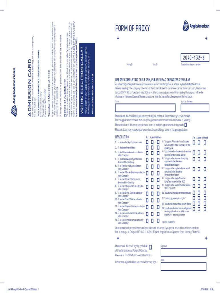 Fillable Online Electronic communication and proxy voting Fax Email Print - pdfFiller