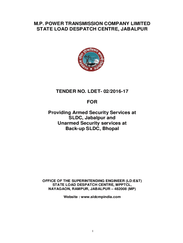 Fillable Online mp power transmission co. ltd. - state load despatch centre, ... Fax Email Print ...