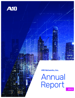 Fillable Online A10 Networks: Leader in Network Security, Application ...