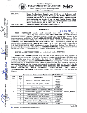 Fillable Online BID BULLETIN NO. 1 PROJECT Fax Email Print - pdfFiller