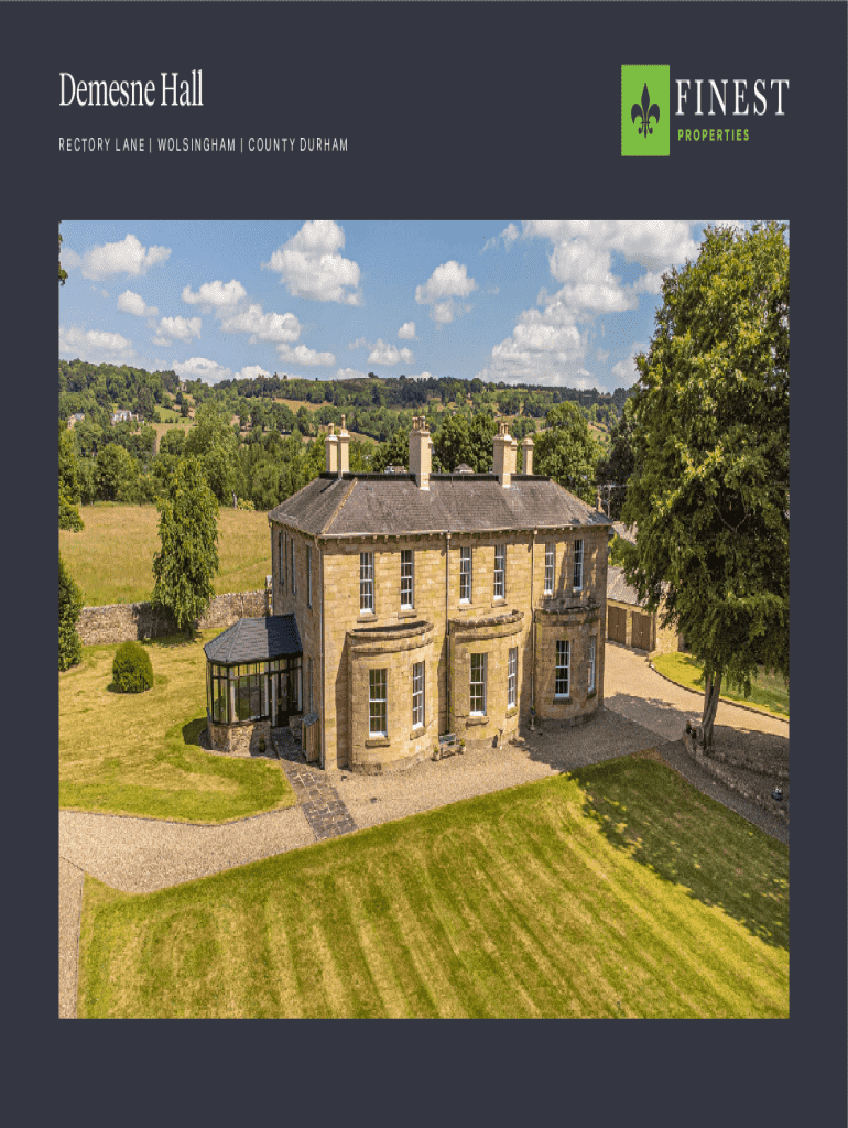 Fillable Online finestproperties co Take a Look Inside Demesne Hall ...