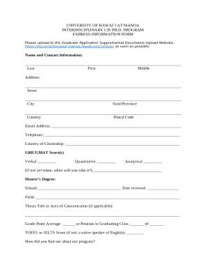 CIS Express Ination Doc Template | pdfFiller