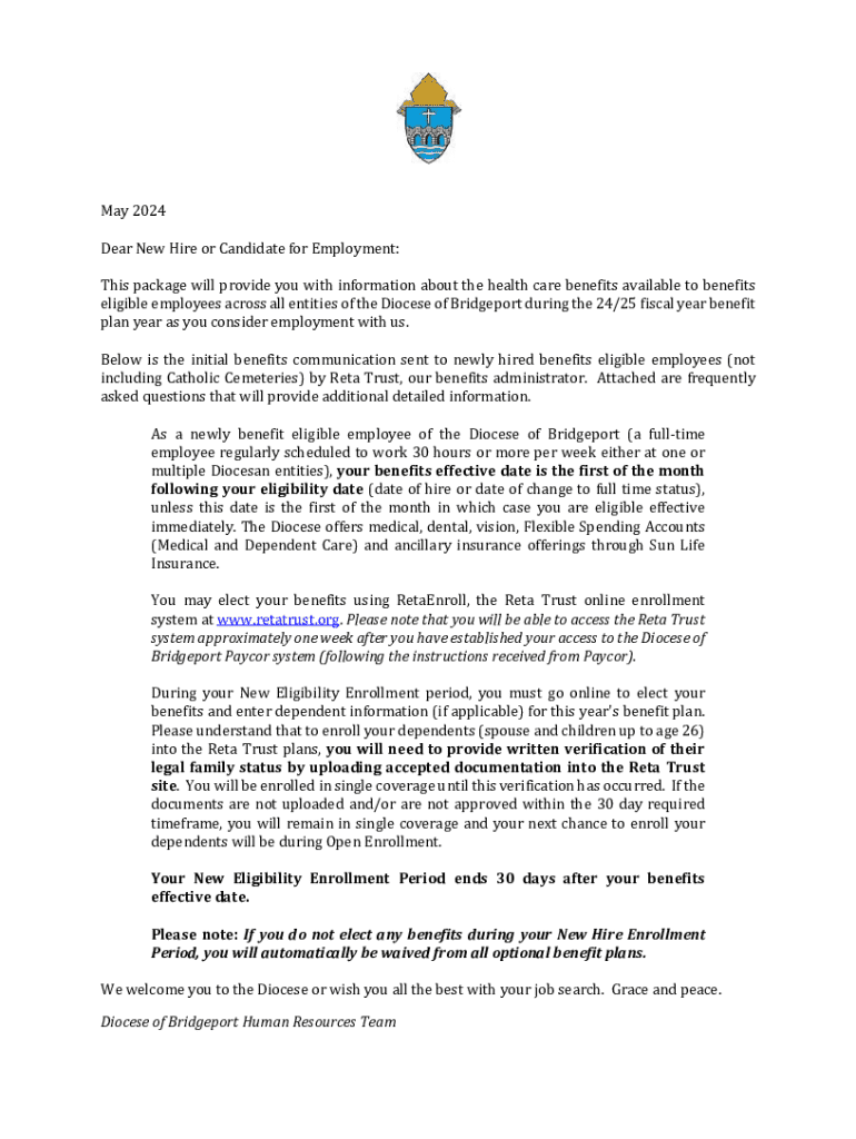 Fillable Online May 2024 Dear New Hire or Candidate for Employment: This ... Fax Email Print ...