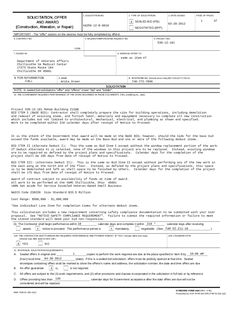 Solicitation Attachment 1 Safety or Environmental ... Doc Template ...