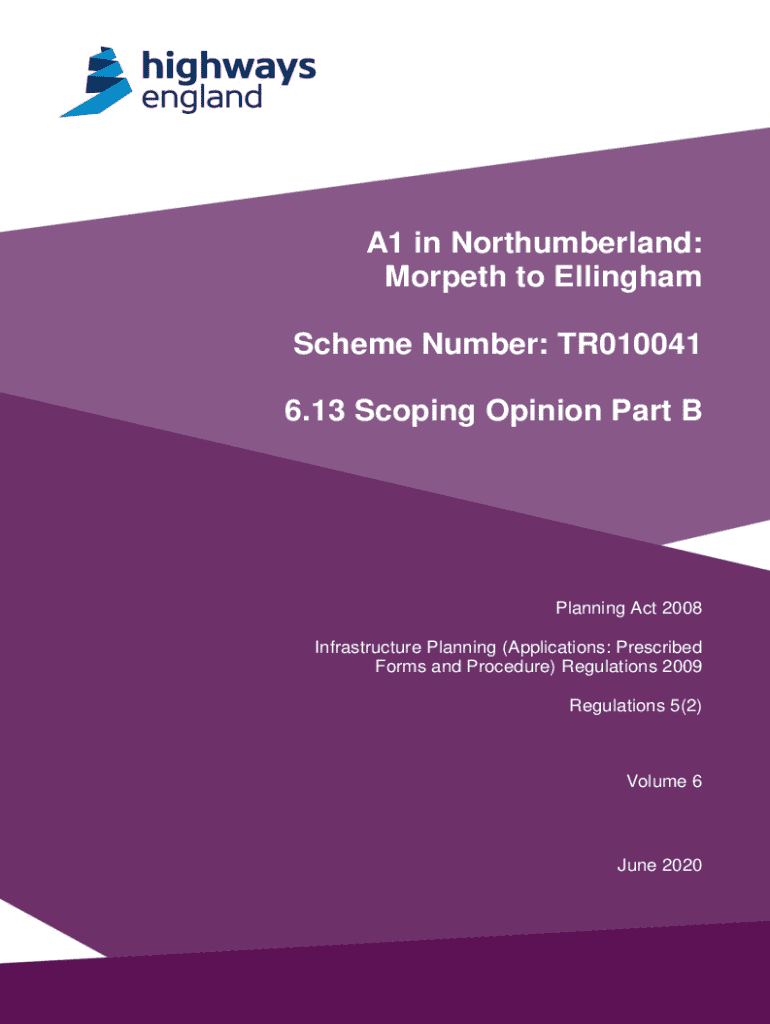 Fillable Online Northumberland A1 dualling given go ahead after three ...