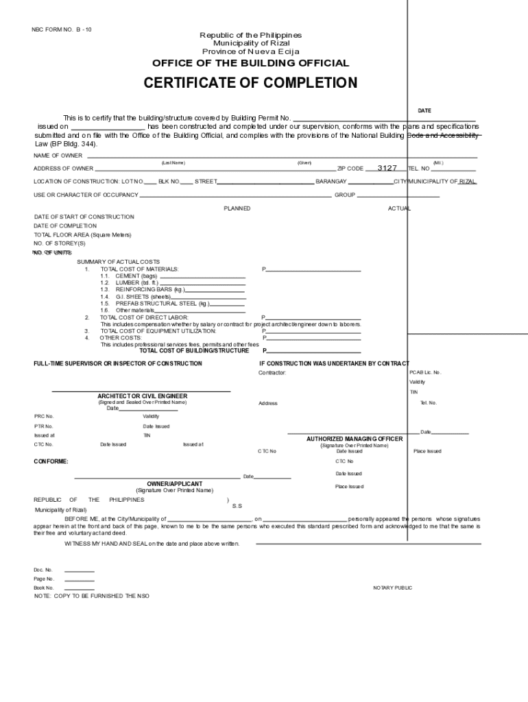 Fillable Online CERTIFICATE OF ANNUAL INSPECTION Fax Email Print ...