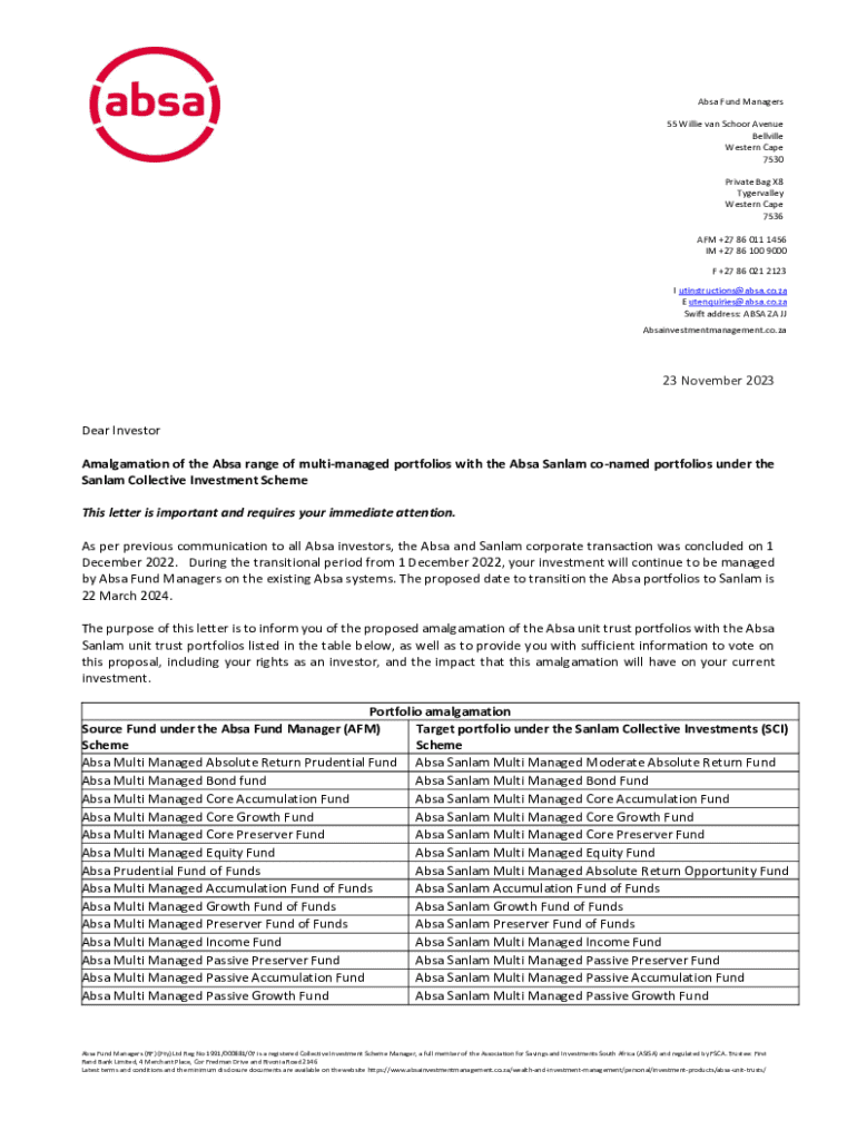 Fillable Online Proposed-amalgamation-of-ABSA-portfolios-with-new-SIM ...