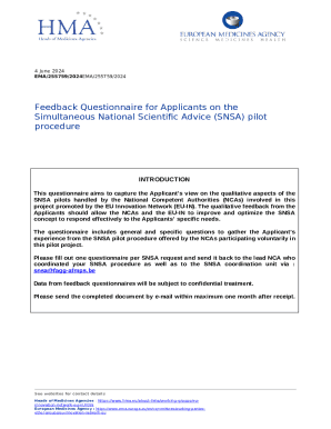 5. SNSA Application for SNSA and pre-CTA Advice Doc Template | pdfFiller