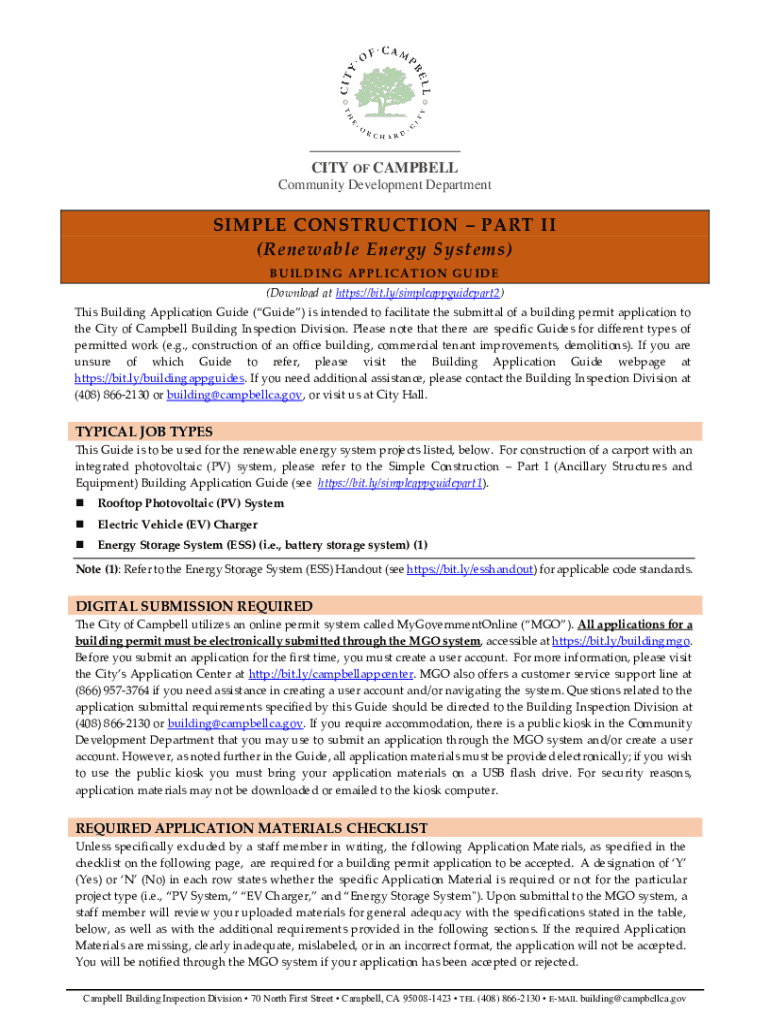 Fillable Online Community Development Department - SIMPLE CONSTRUCTION ... Fax Email Print ...