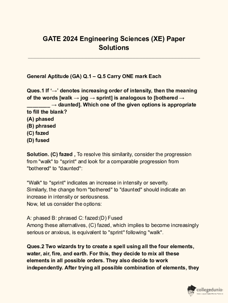 Fillable Online Q. 1-Q. 5 carry one mark each. Fax Email Print - pdfFiller