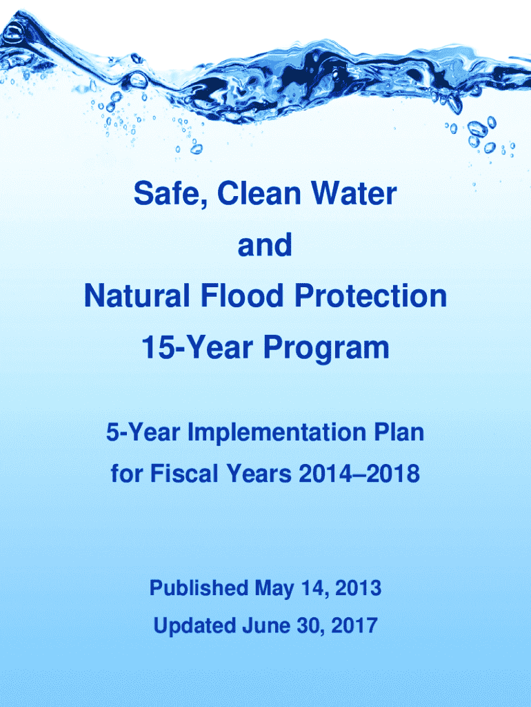 Fillable Online Safe, Clean Water - and Natural Flood Protection Fax ...