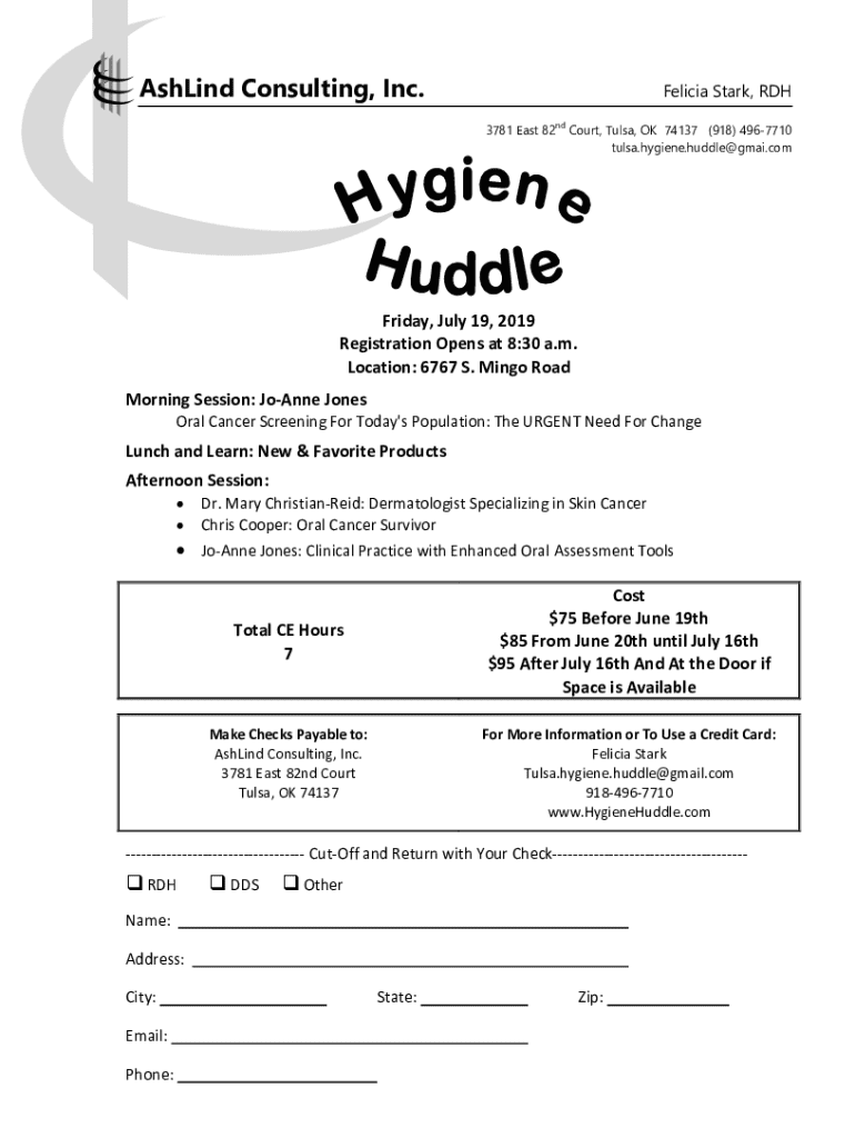 Fillable Online Hygiene Huddle Fax Email Print - pdfFiller