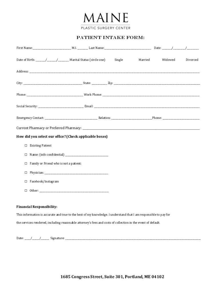 Fillable Online Surgery PWK Printable Fax Email Print - pdfFiller