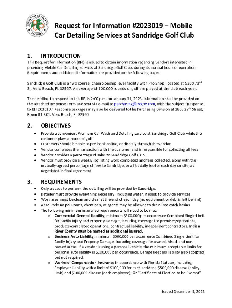 Fillable Online Request for Information (RFI) - Bureau of Street ...