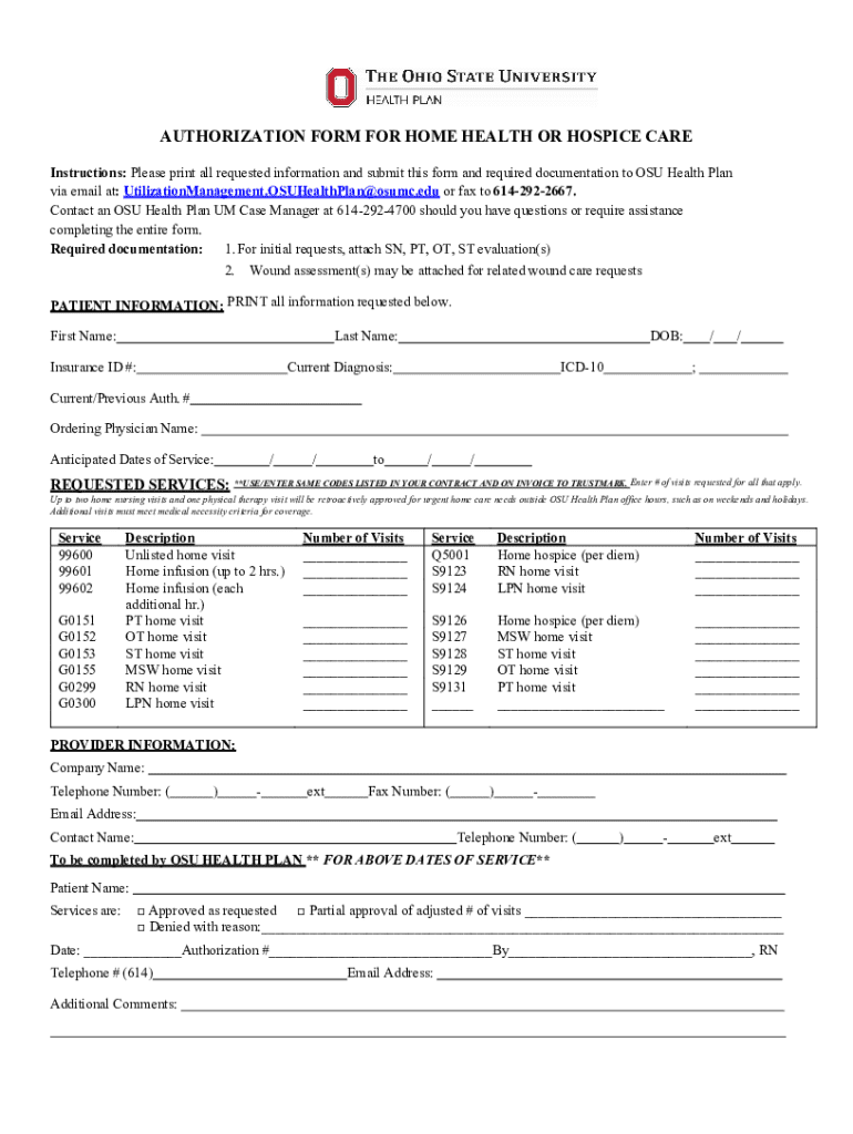 Fillable Online authorization form for admission to skilled nursing facility Fax Email Print ...