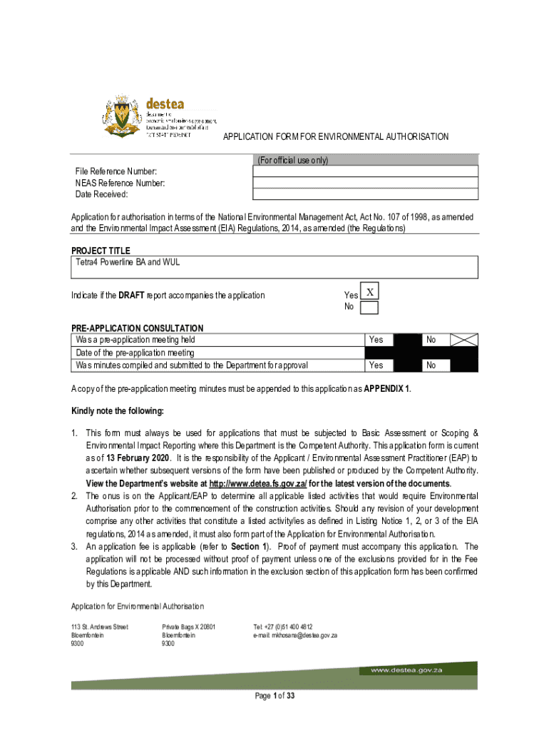 Fillable Online Letter from SAHRA to SANPARKS - SAHRIS Fax Email Print - pdfFiller