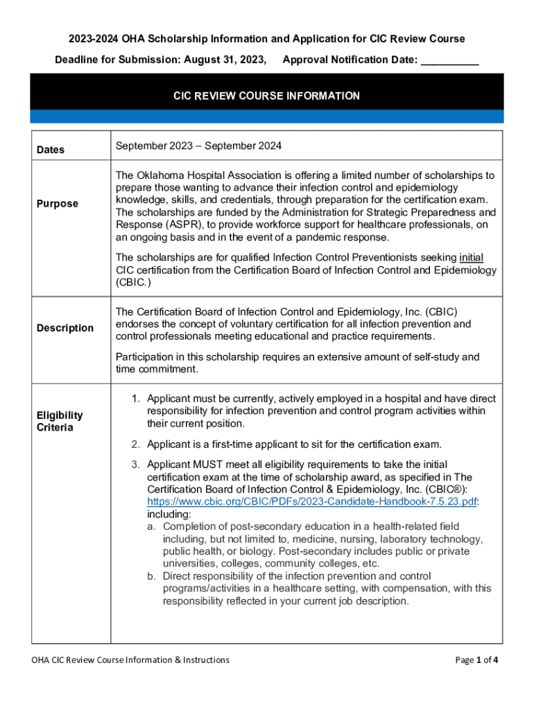 Fillable Online THA\'s Free Virtual CIC Prep Course Fax Email Print ...