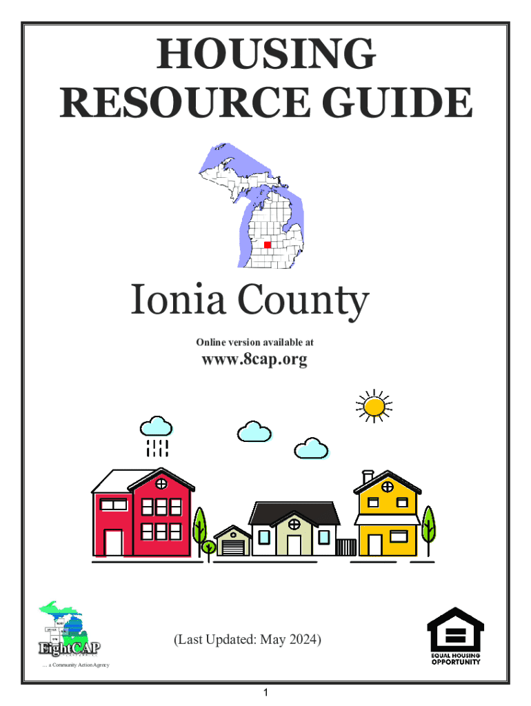Fillable Online HOUSING RESOURCE GUIDE Isabella County - EightCAP, Inc ...