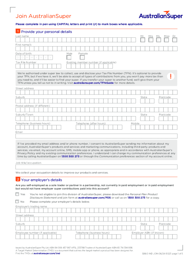 Fillable Online AustralianSuper-Plan-Product-Disclosure-Statement ...