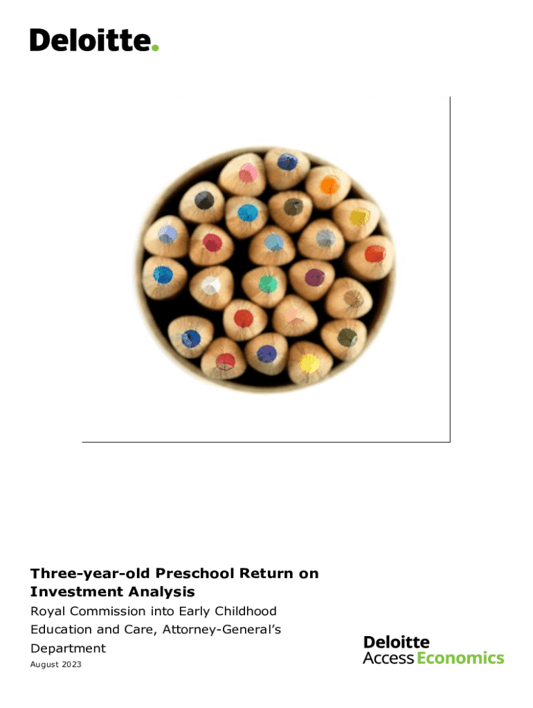 Fillable Online Three-year-old preschool to lead early years reform Fax Email Print - pdfFiller