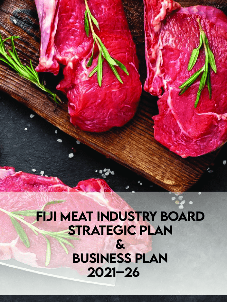 Fillable Online Fiji Meat Industry Board strategic Plan & Business Plan ...