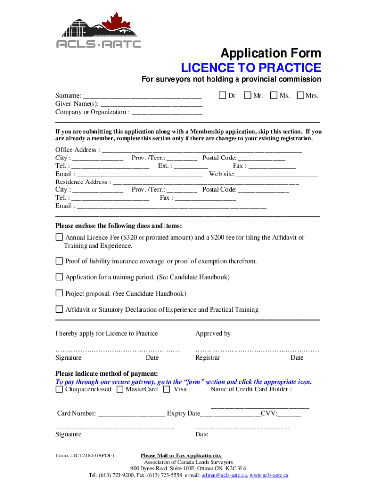 Fillable Online Application Form - ACLS AATC Fax Email Print - pdfFiller