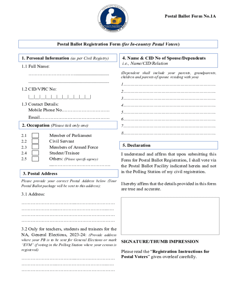 Fillable Online Final NA In-country PB Form Fax Email Print - pdfFiller